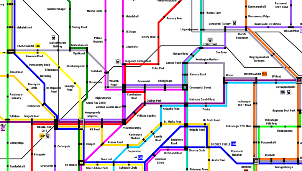 Riding the Bangalore "Namma" Metro Purple Line | 24 Coaches
