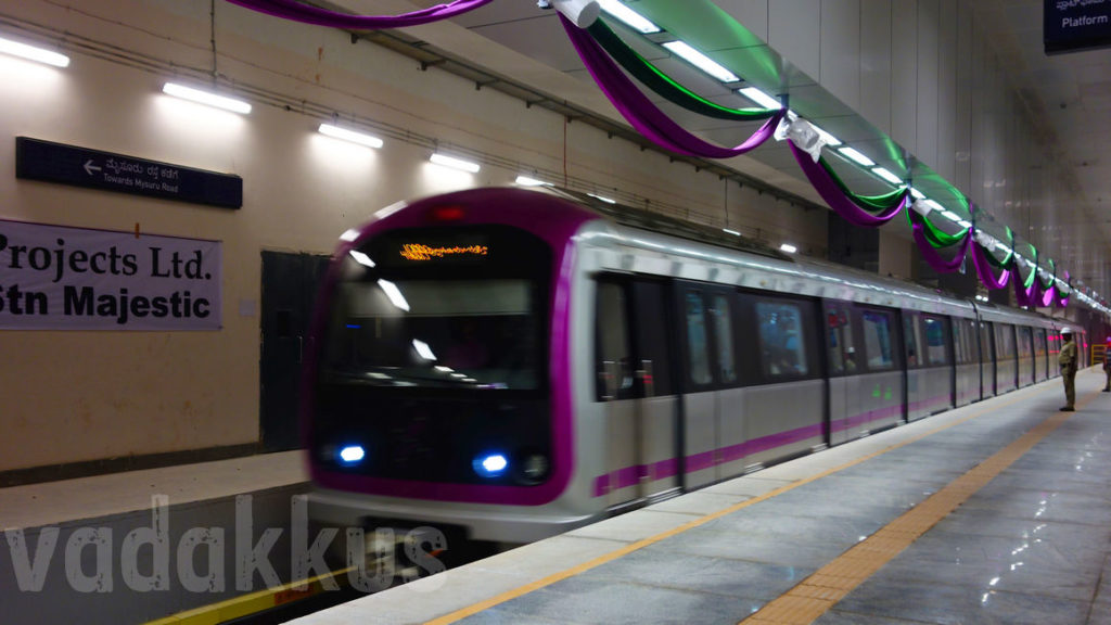 Riding the Bangalore “Namma” Metro Purple Line – 24 Coaches